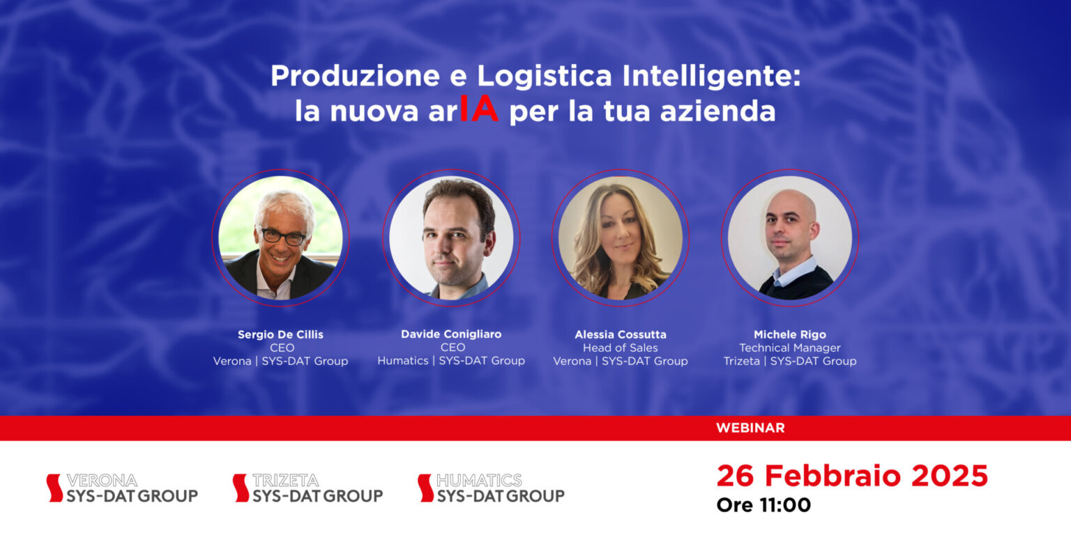 Smart Manufacturing and Logistics: the new arIA for your business - SYS-DAT Group