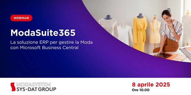 ModaSuite365 - The ERP solution for managing fashion with Microsoft Business Central - SYS-DAT Group