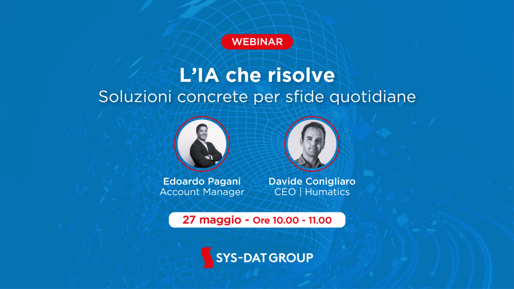 AI that solves - Concrete solutions for everyday challenges - SYS-DAT Group