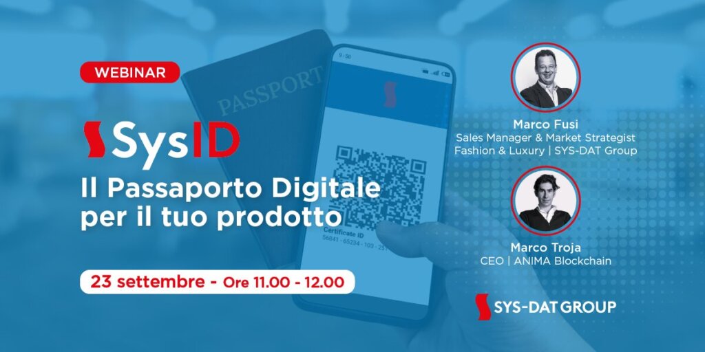 SysID: il Passaporto Digitale per il tuo prodotto (23.09) - SYS-DAT Group