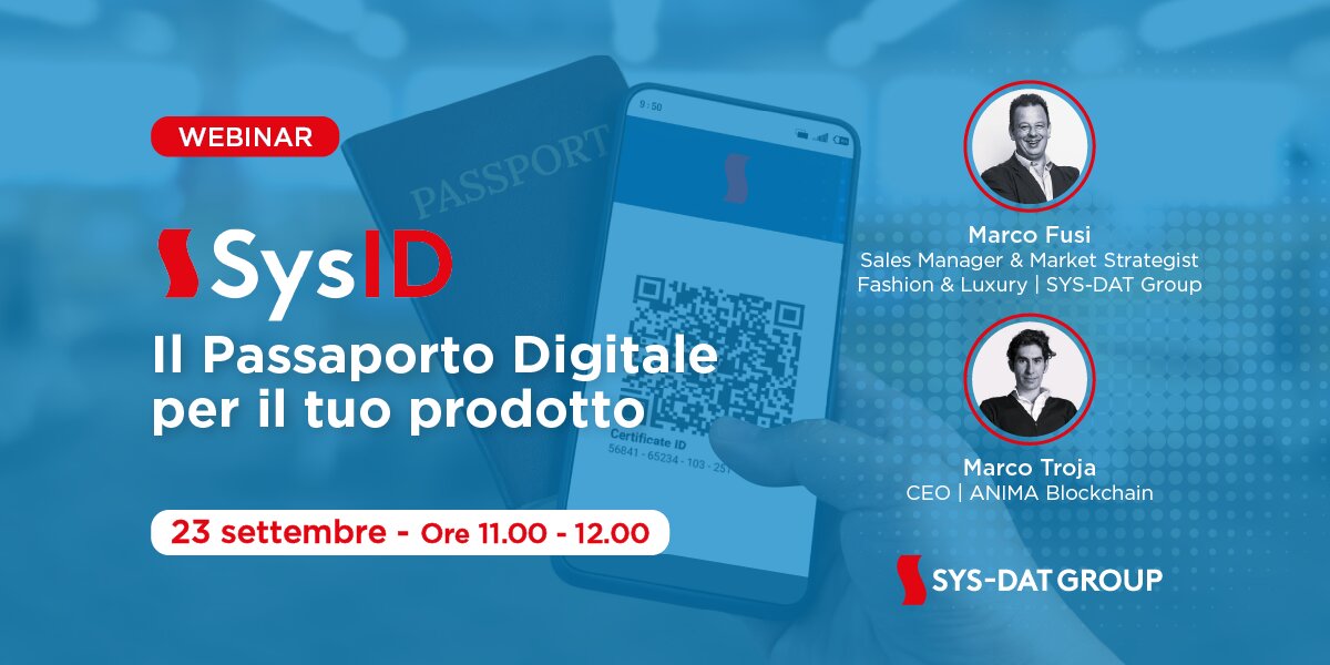 SysID: the Digital Passport for your product (23.09) - SYS-DAT Group